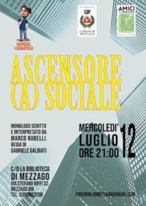 Spettacolo di Marco Rubelli alla Biblioteca di Mezzago